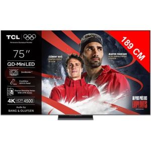 TCL 75Q8C TV 4K QD-Mini LED 75' | Soldes 2026 et promos