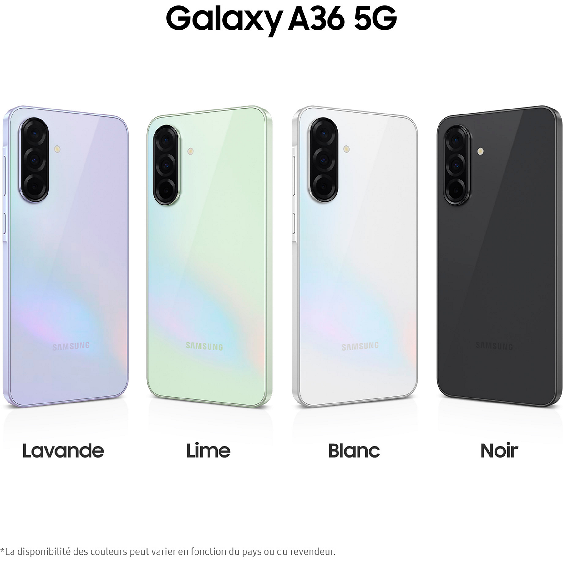 SAMSUNG Galaxy A36 Noir 256Go 5G | promo et prix en mai 2026