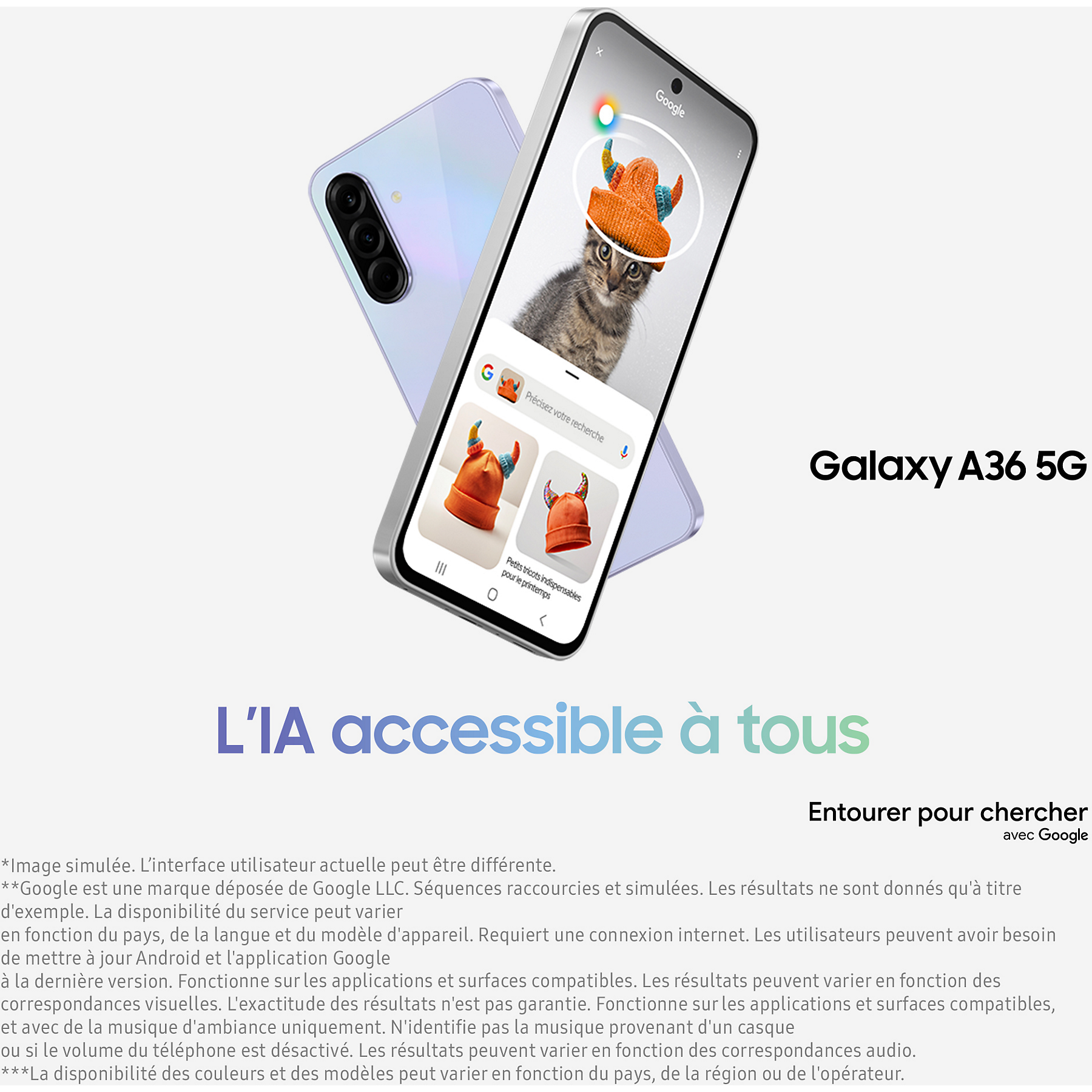 SAMSUNG Galaxy A36 Noir 256Go 5G | promo et prix en mai 2026