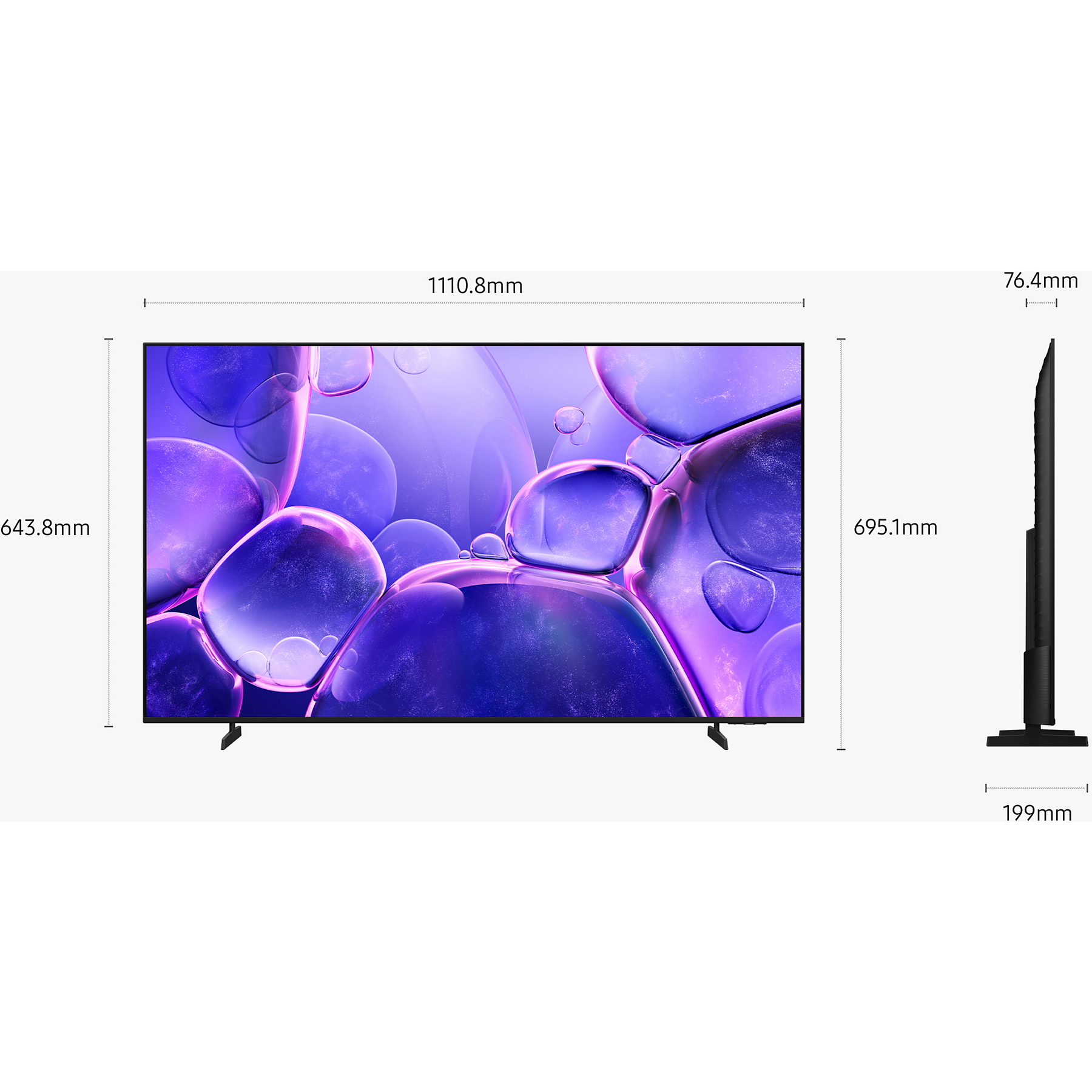 SAMSUNG TU50U8005F 2025 TV LED 50' | promo et prix