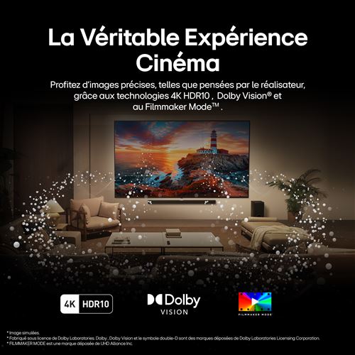 LG 55QNED87 55' cm TV MiniLED QNED Evo 2025 | Soldes 2026 et promos