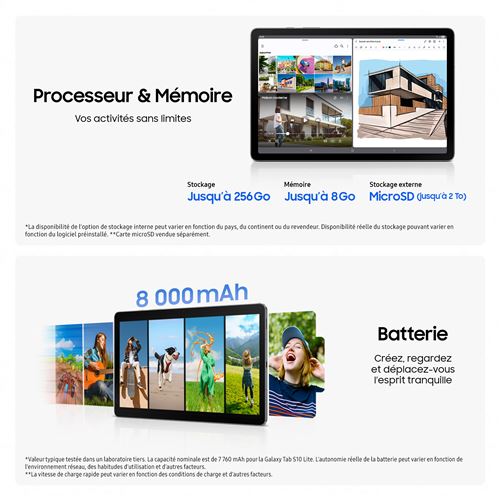 Pack Samsung Galaxy Tab S10 Lite Wi-Fi 128 Go promo et prix