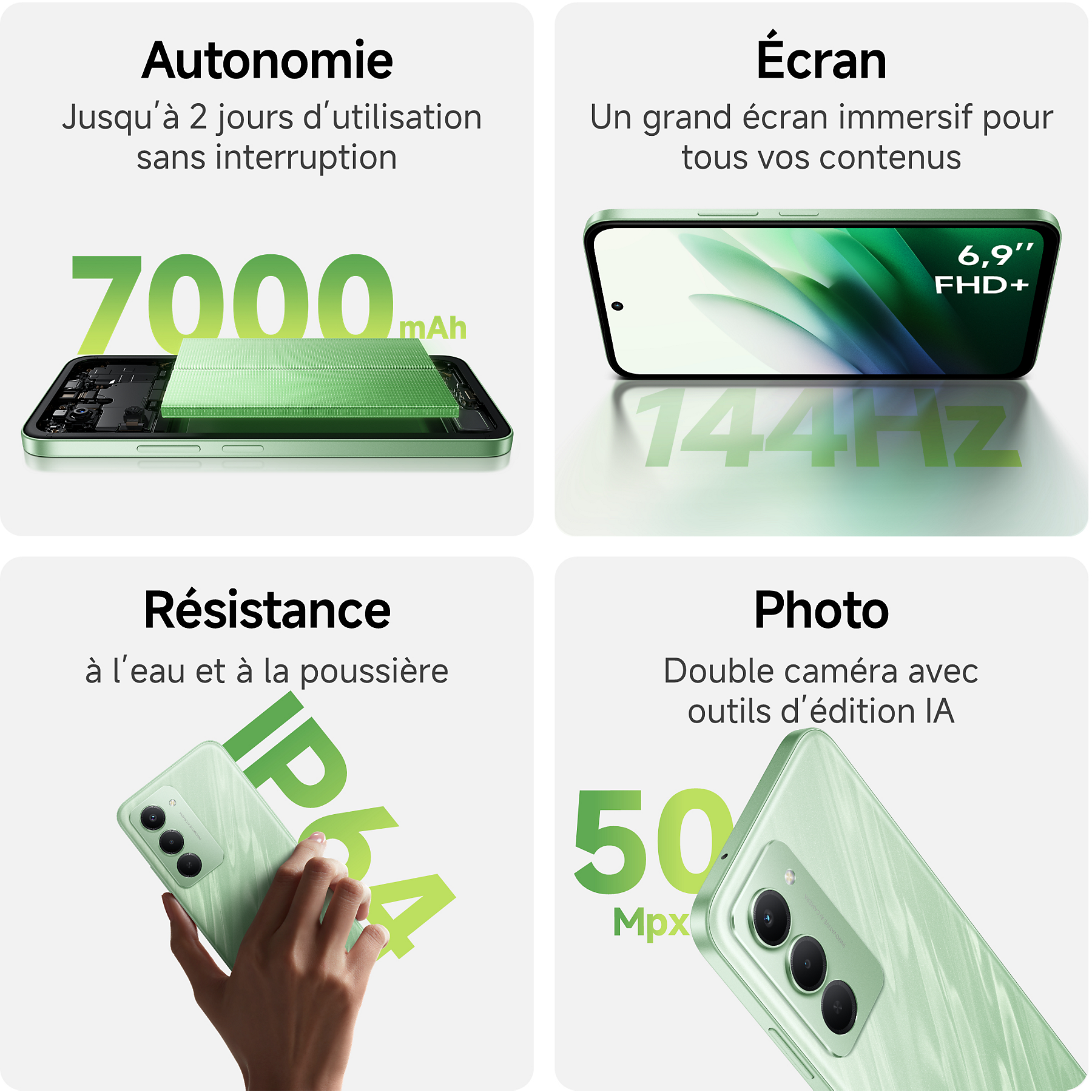 XIAOMI Redmi 15 Gris 256Go 5G Smartphone | Soldes 2026 et promos