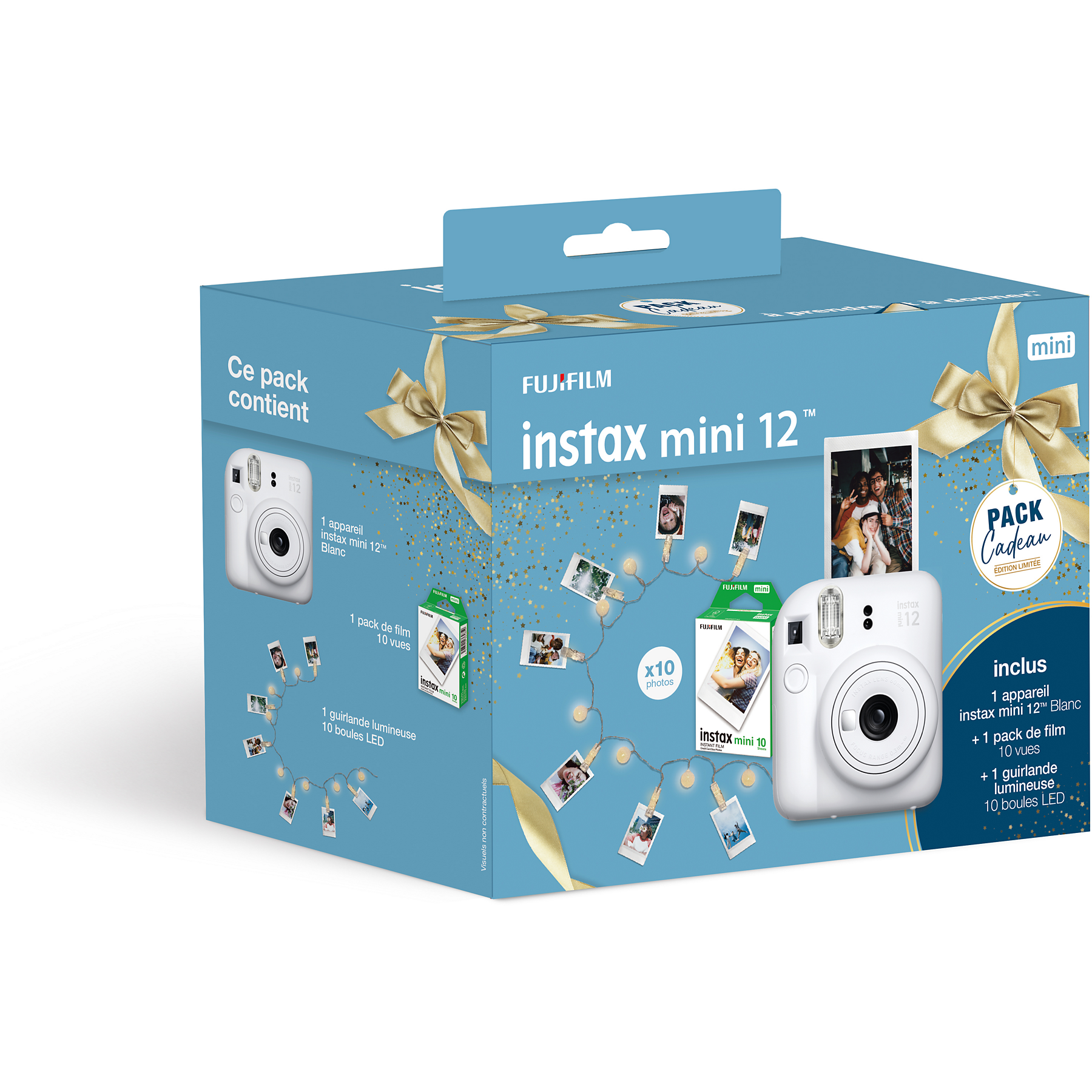FUJIFILM Intax Mini 12 Blanc Pack cadeau - promo et prix