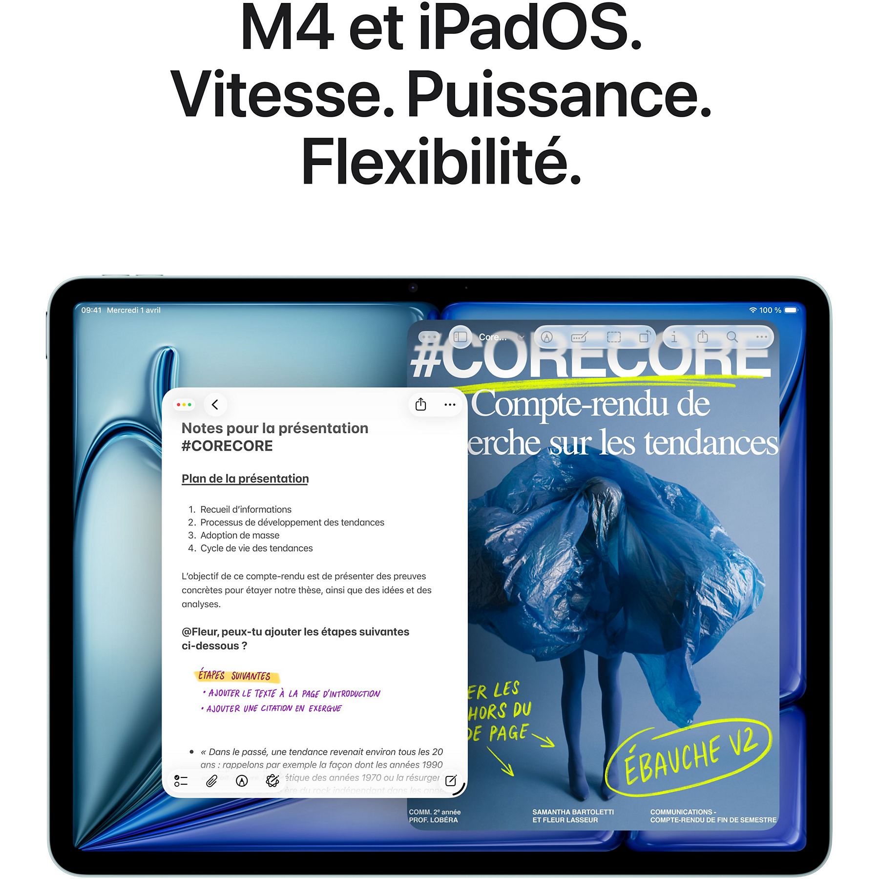 Apple IPAD Air 11 M4 256Go Bleu Cellular 2026 en promo