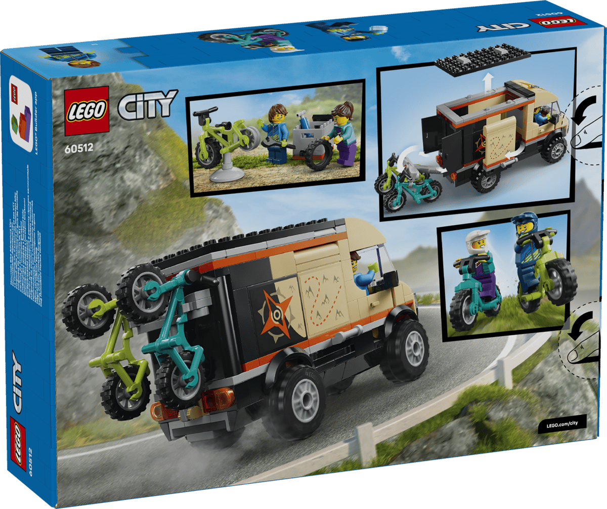 LEGO 60512 Le camping-car d'aventures et ses VTT - City | Bientot en ...