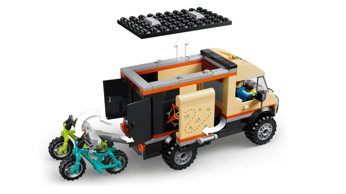 LEGO 60512 Le camping-car d'aventures et ses VTT - City | Bientot en ...