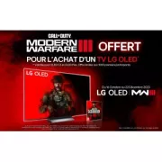 TV LG OLED C3 et Flex : Call of Duty Modem Warfare III offert