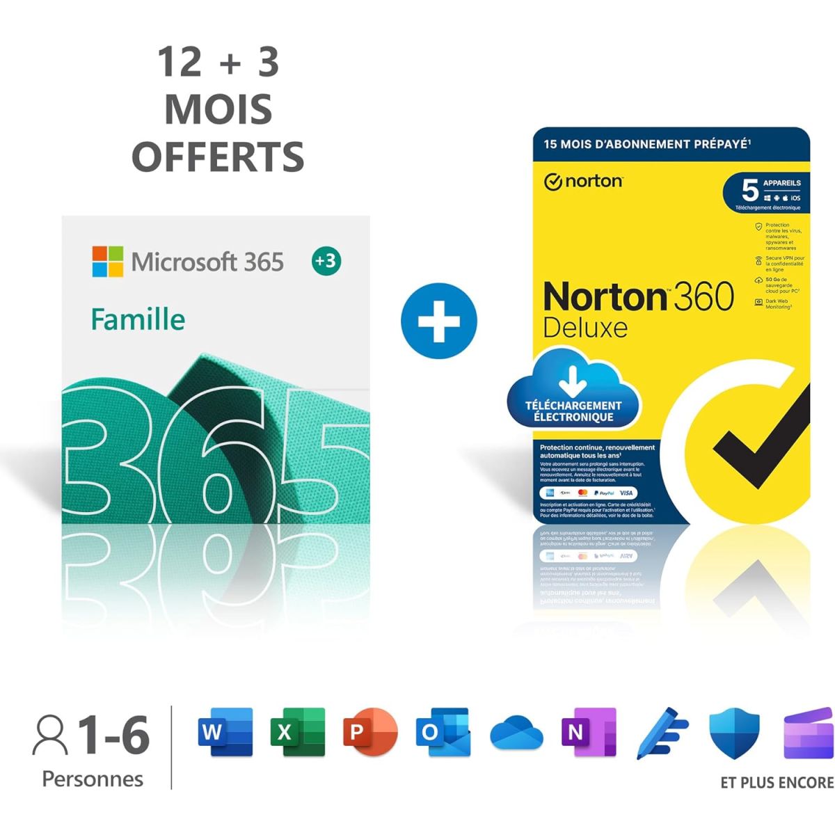 Promo Microsoft Office sur Amazon : 15 mois d'abonnement a 52,19€