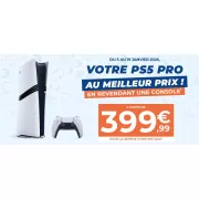 PS5 Pro promo 399,99 € : reprise console chez Micromania